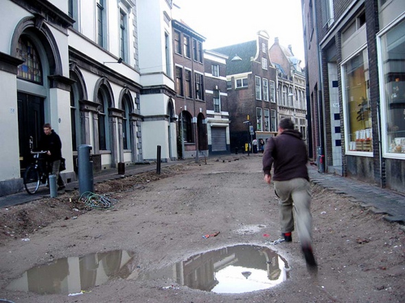 Running away from Camera Photography