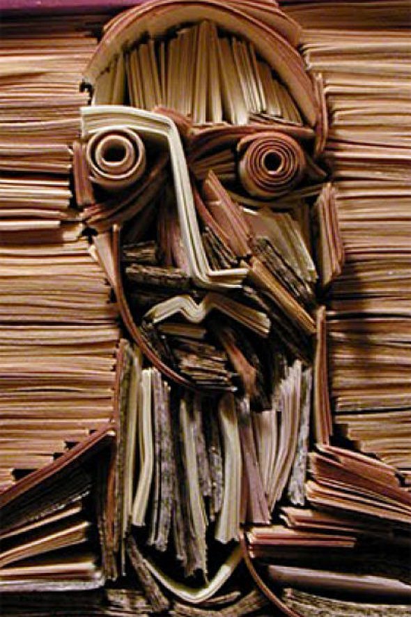 29 Interesting and Amazing Sculptures from Newspapers
